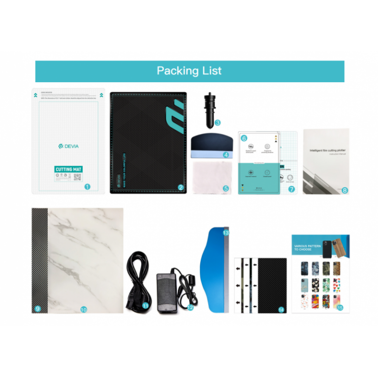 Kit PT18 Black Laptop Pantalla Android – Plotter de Corte Hidrogel Devia – Moch.cl